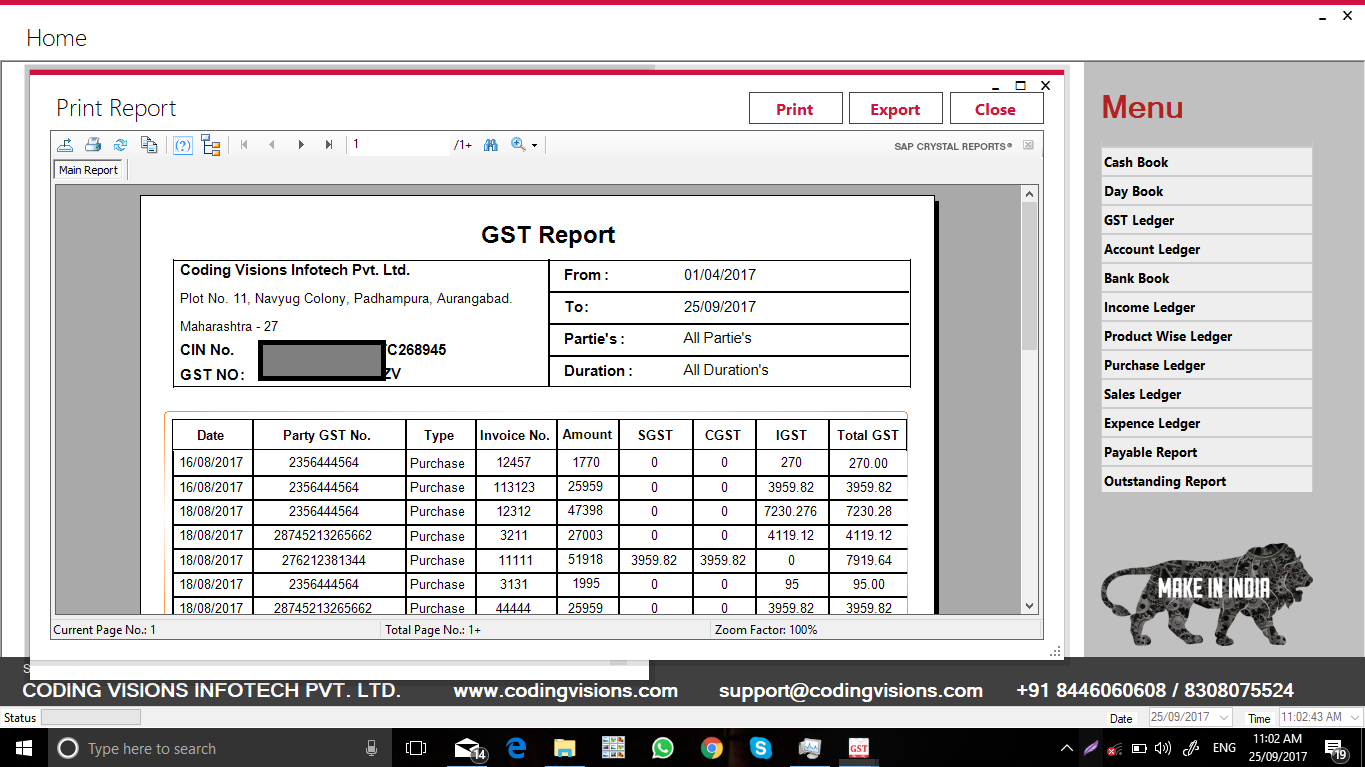 GST Accounting Software | Source Code by sagarmaher | CodeCanyon